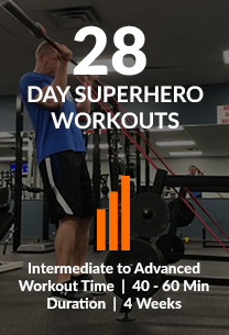 28 Day Super Hero Workout Program (Digital) - Resistance Band Training